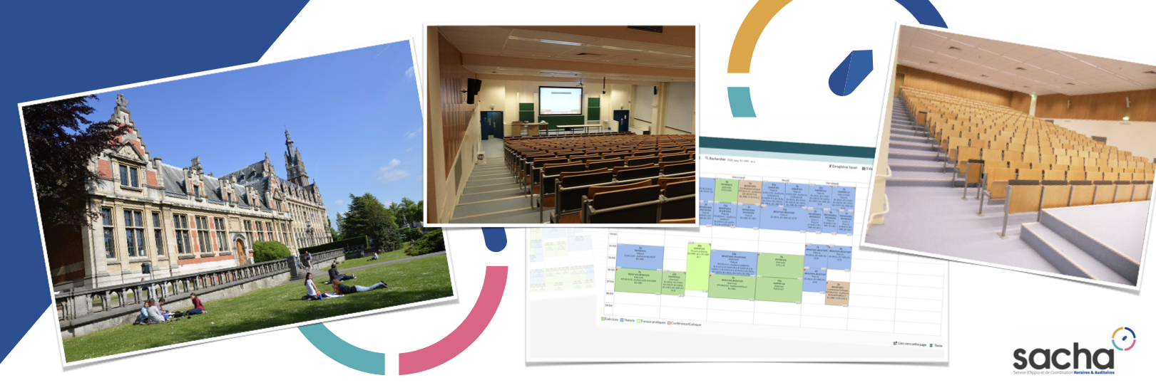 SACHA - Horaires et Auditoires - ULB